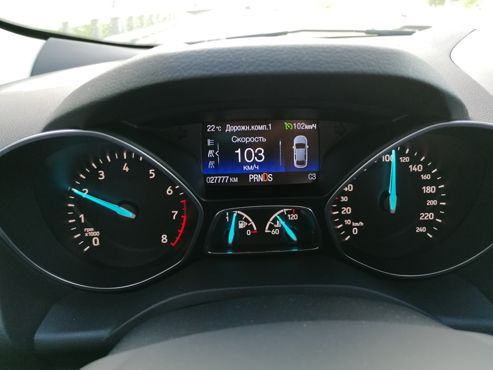 Пробег 27777 км. — Ford Kuga (2G), 2,5 л, 2019 года | фотография | DRIVE2