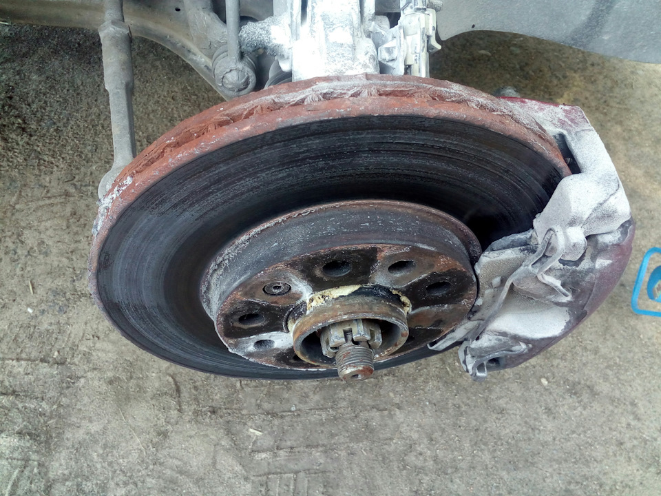 Неприятность с тормозами — Opel Zafira A, 2,2 л, 2002 года | поломка ...
