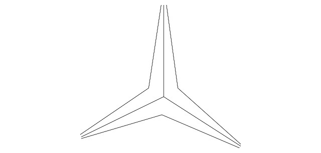 A2037580058 Эмблема мерседес накладки двигателя Mercedes | Запчасти на ...