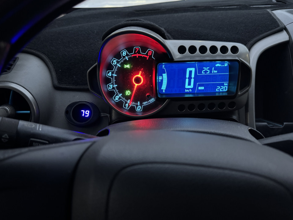Индикатор температуры Охлаждающей жидкости. — Chevrolet Aveo Sedan (2G ...