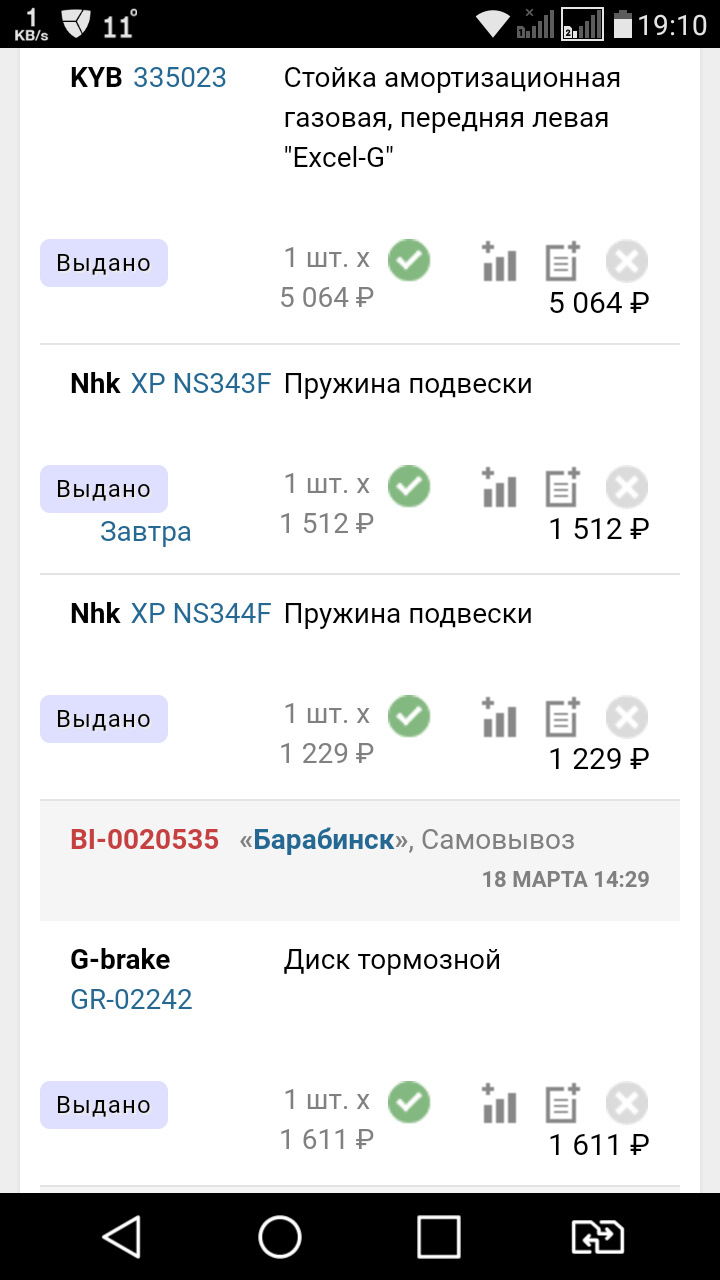 335023 CARGO | Запчасти на DRIVE2