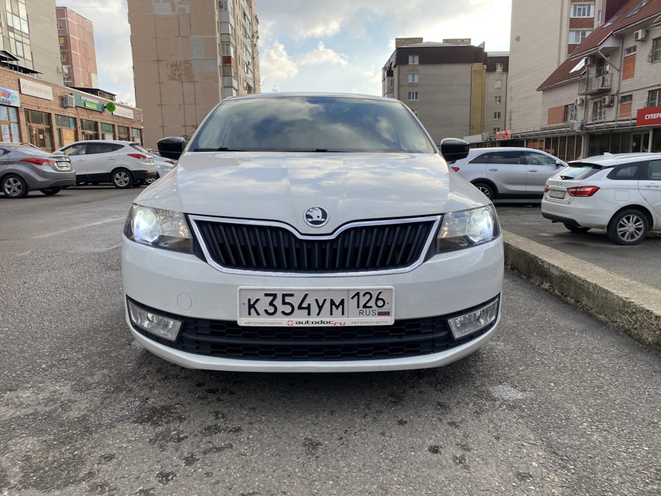 Bi-LED линзы мне в фары! ФИНАЛ. — Skoda Rapid (1G), 1,4 л, 2016 года ...