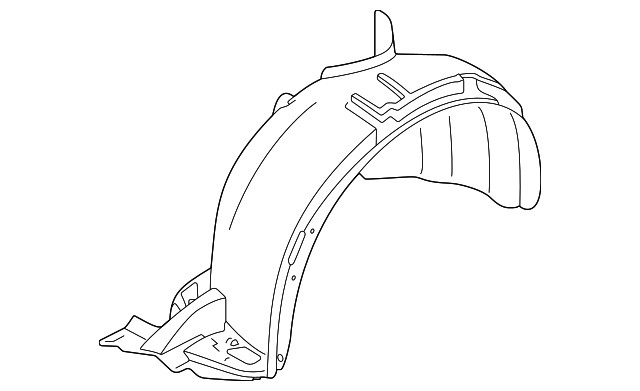 5NA805911AB Пластик локера колесной арки VAG | Запчасти на DRIVE2