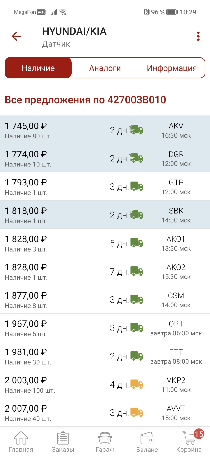 427003B010 Концевой переключатель кпп KIA HYUNDAI | Запчасти на DRIVE2