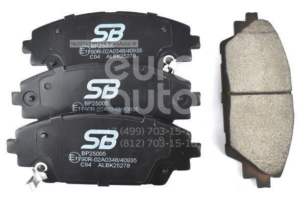 BP25005 Колодки тормозные SB NAGAMOCHI | Запчасти на DRIVE2