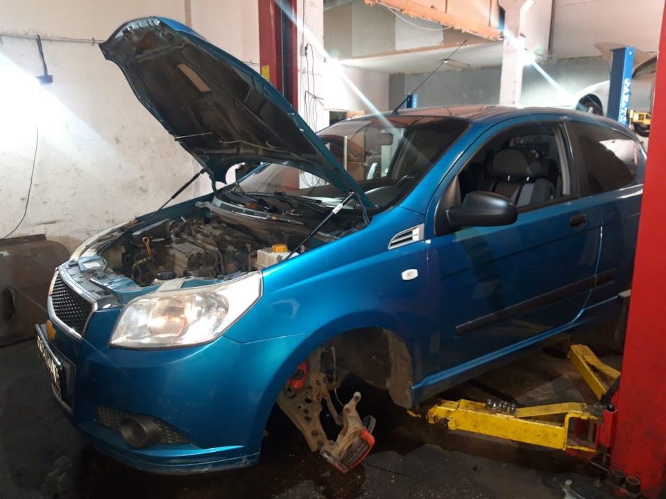 Замена сцепления b12d1 — Chevrolet Aveo 3-door, 1,2 л, 2008 года ...