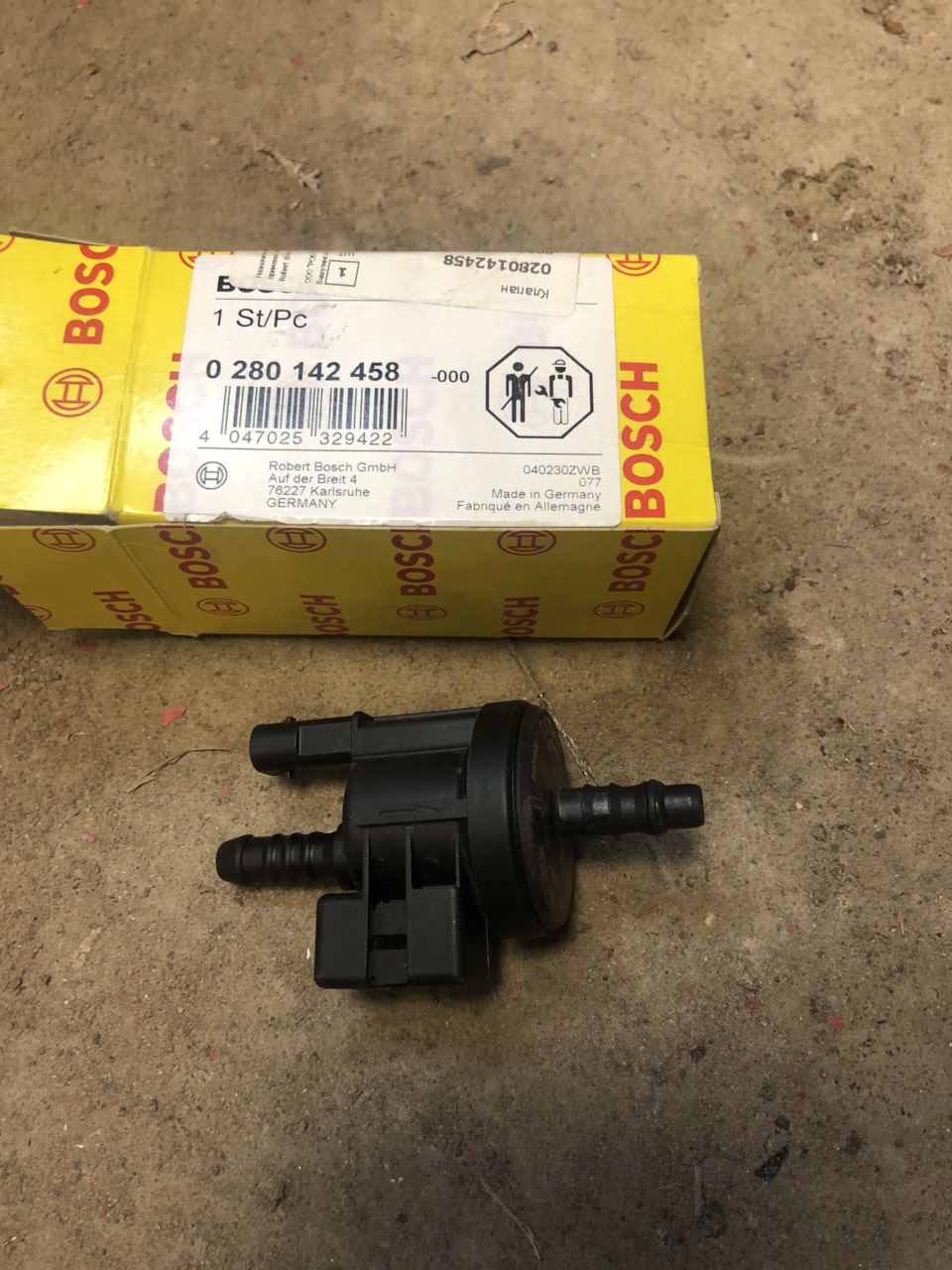 0280142458 клапан вентиляции топливного бака BOSCH | Запчасти на DRIVE2