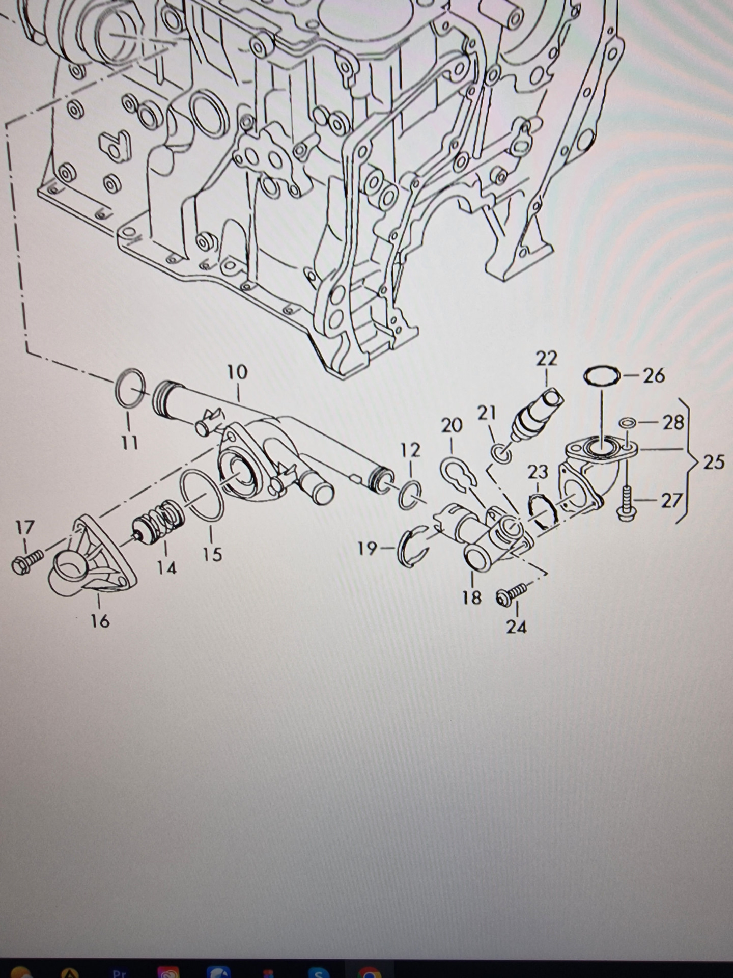 Замена прокладок корпуса термостата — Audi Q7 (1G), 3,6 л, 2006 года ...