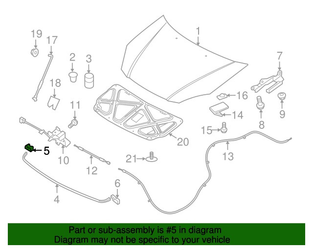864421R000 Фиксатор уплотнителя KIA HYUNDAI | Запчасти на DRIVE2
