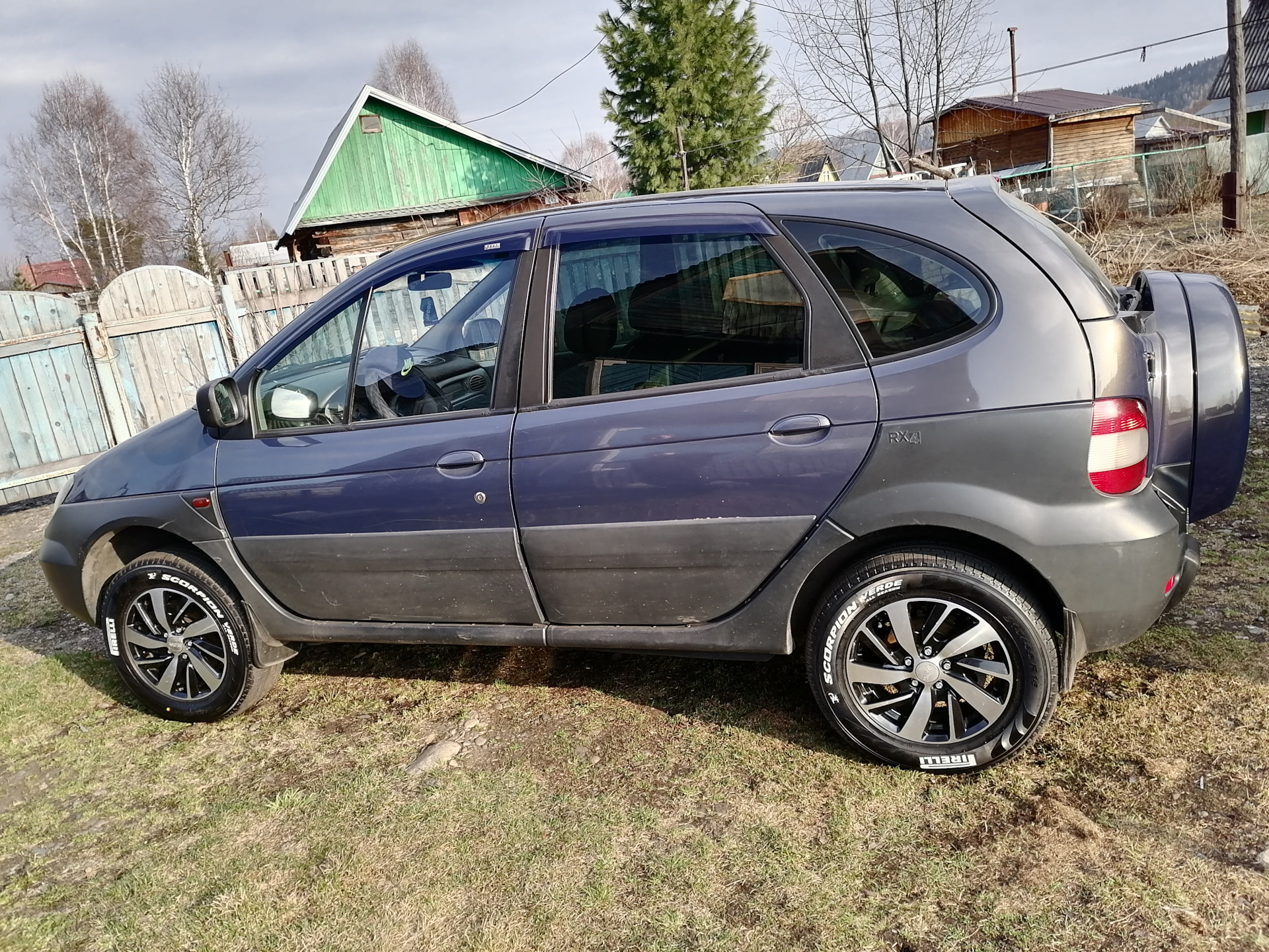 Покупка летней резины, модернизация дизайна :) — Renault Scenic RX4, 2 ...