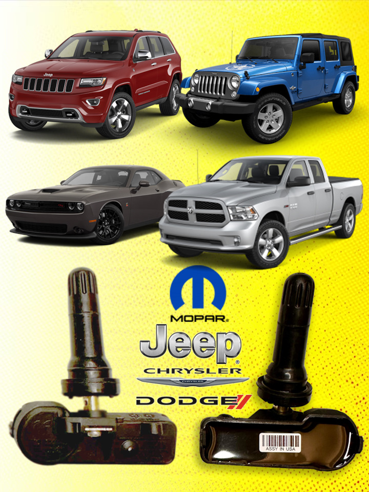 Оригинальный датчик давления в шинах Mopar для Jeep Dodge 56029398AB на ...