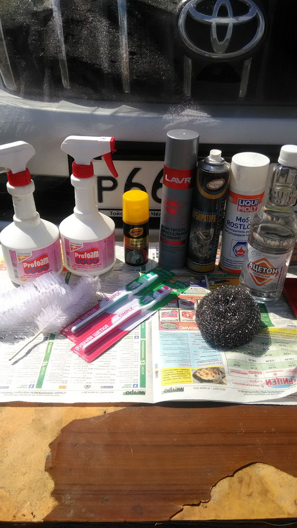 Очистка клапана ЕГР со снятием впускного коллектора. — Toyota Land ...