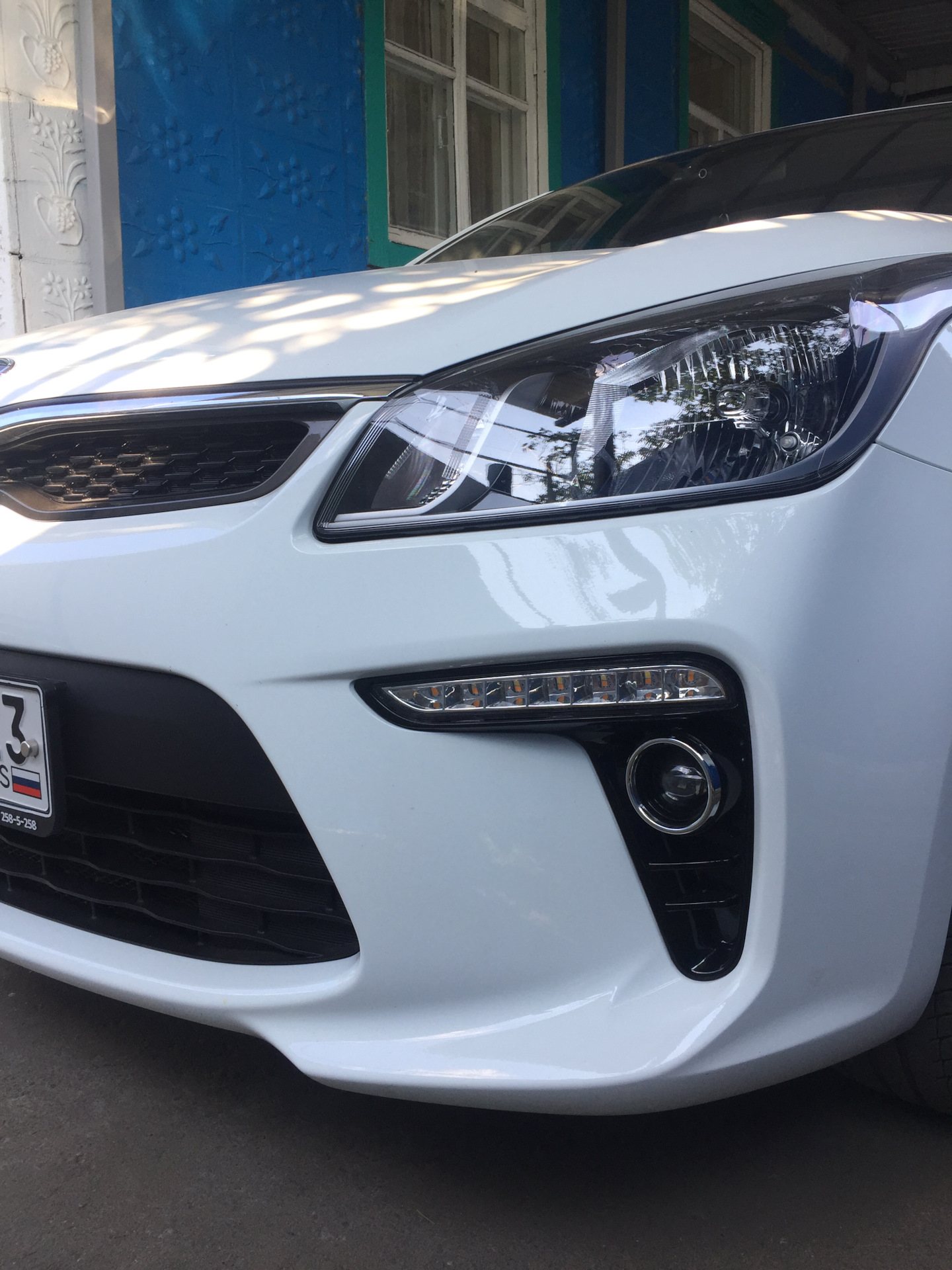 Установил ПТФ на комплектацию комфорт — KIA Rio (4G), 1,6 л, 2018 года ...