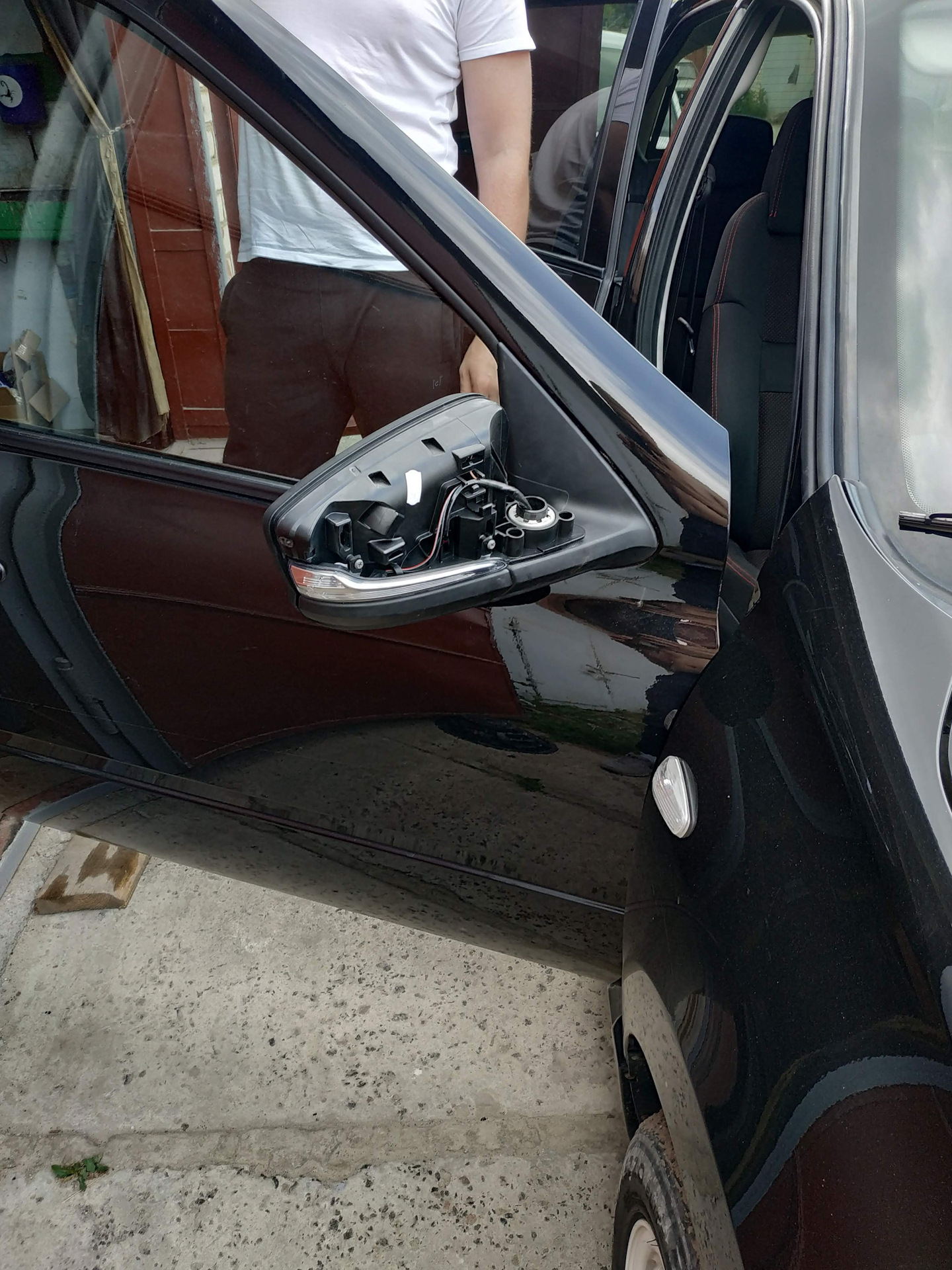 Зеркала гранта лифтбэк — Lada Калина Спорт (2G), 1,6 л, 2014 года ...
