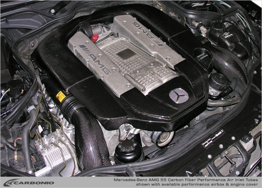 M113 kompressor впуск — Mercedes-Benz CLS 55 AMG (C219), 5,4 л, 2006 ...