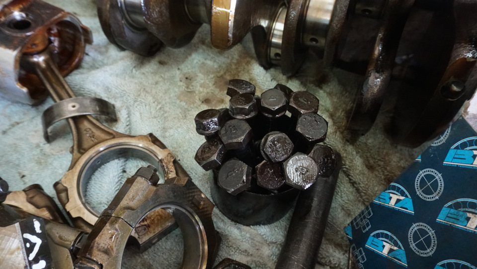 Разобрали блок 6A13 — ремонт продолжается — Mitsubishi Galant (8G), 2,5 ...