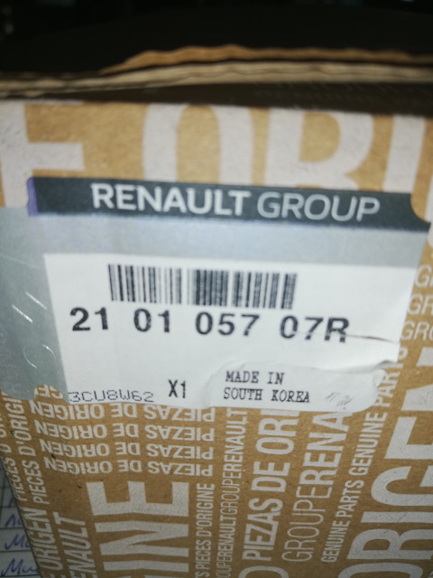 210105707R Насос водяной в сборе RENAULT | Запчасти на DRIVE2