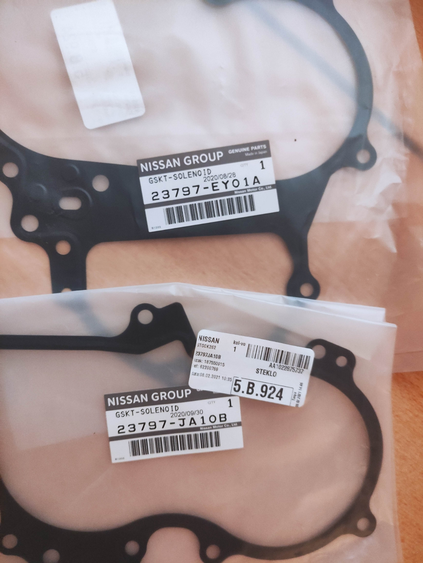 Фото, номера для замены бумажных прокладок и тд . — Infiniti EX, 3,5 л ...