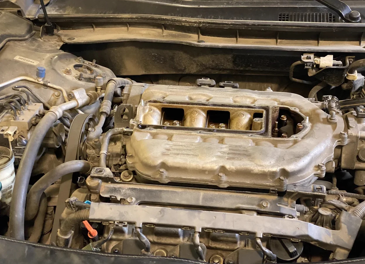 Замена прокладок и масла — Honda Crosstour, 3,5 л, 2011 года | визит на ...