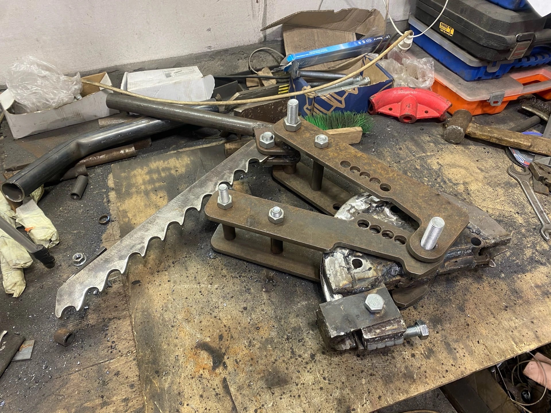 Самодельный рычажный трубогиб по типу BigBender — DRIVE2