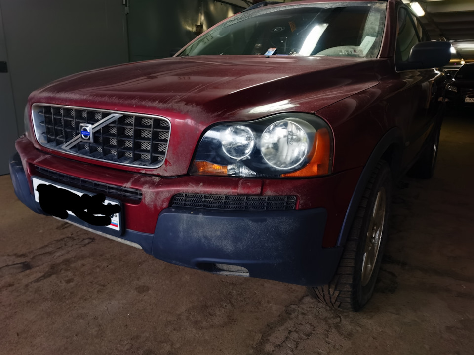 Фары и решетка радиатора — Volvo XC90 (1G), 2,5 л, 2004 года | своими ...