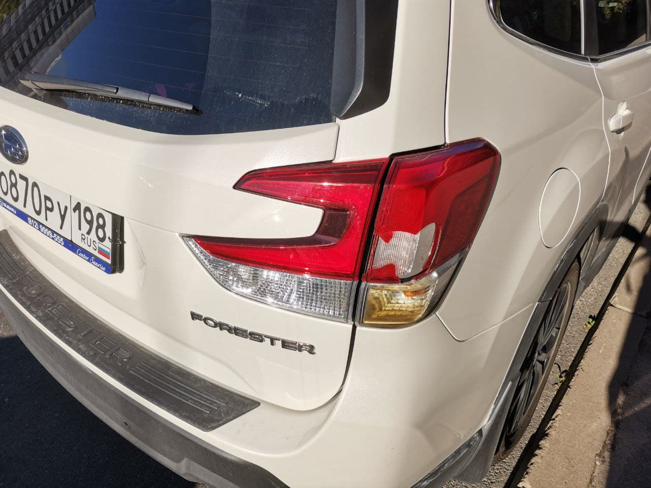 Замена заднего фонаря по КАСКО — Subaru Forester (SK), 2,5 л, 2020 года ...