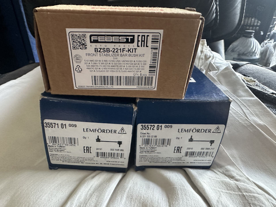 Стабилизируем стабилизатор 📏 — Mercedes-Benz S-Class (W221), 3 л, 2009 ...