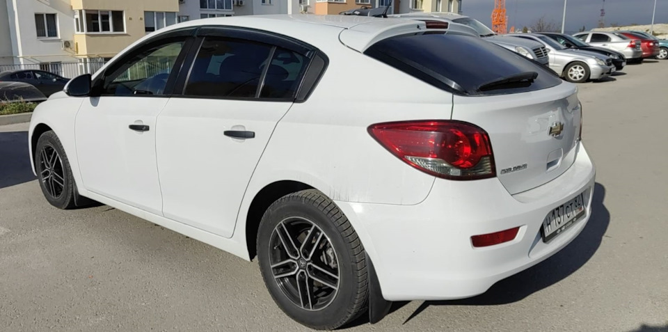 "3" Зимняя резина — Chevrolet Cruze (1G), 1,6 л, 2014 года | шины | DRIVE2