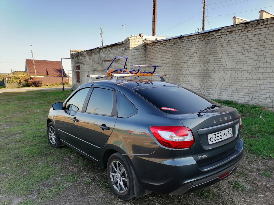 Испытания аэродинамического багажника ULTRA (2021) — Lada Гранта ...