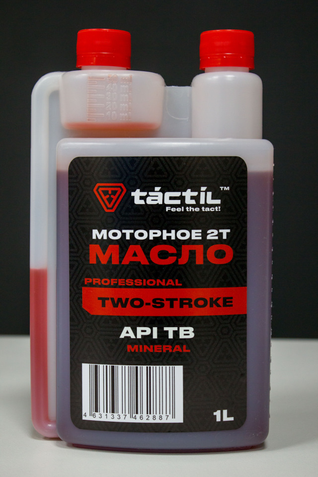 Минеральное масло для двухтактных двигателей TACTIL 2 STROKE API TB 1л ...