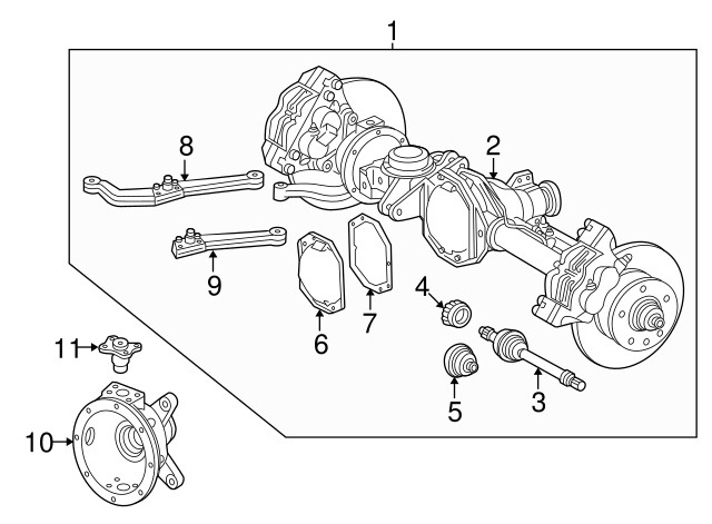 A4633370406 Корпус переднего моста Mercedes | Запчасти на DRIVE2