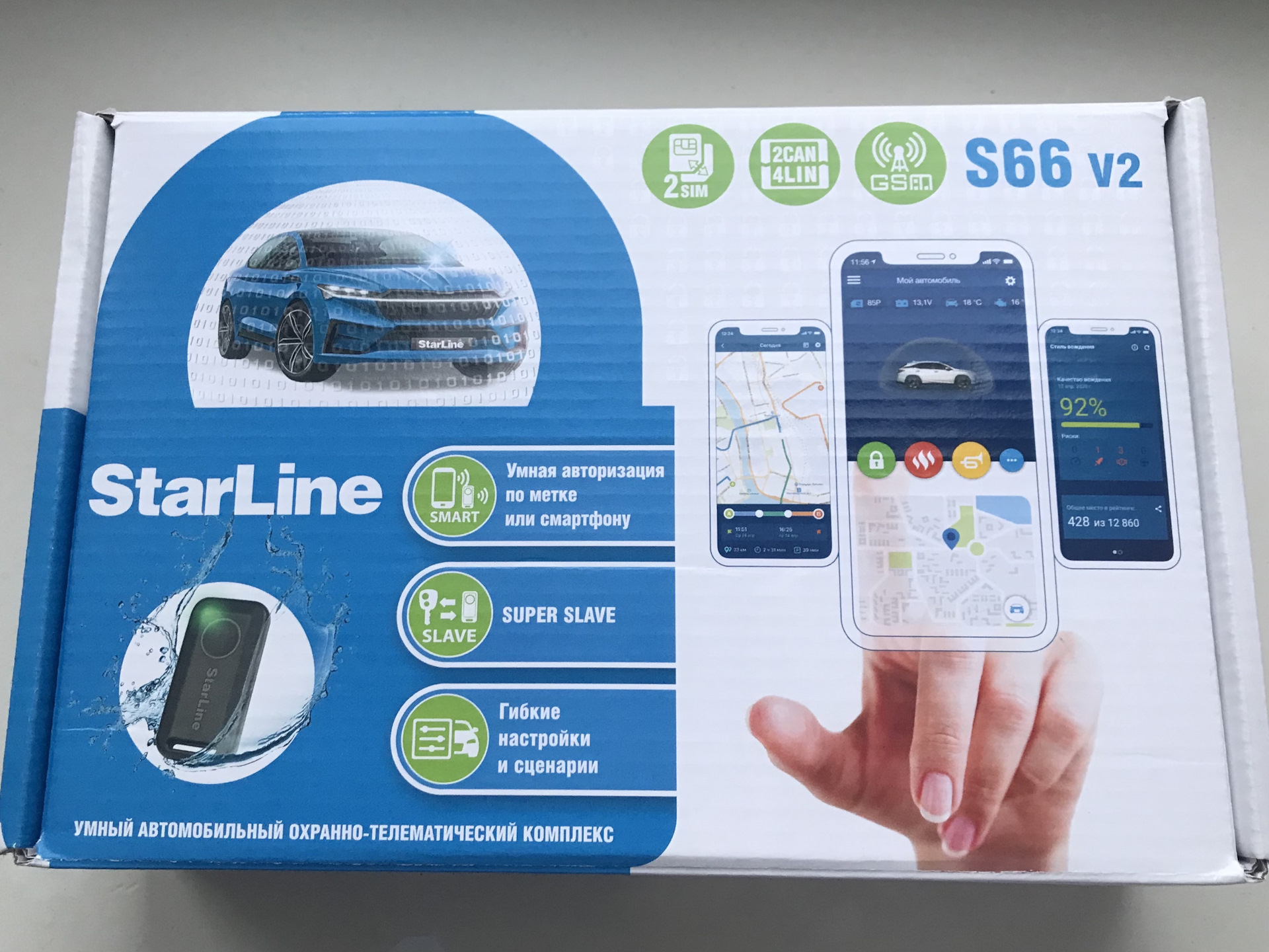 9. StarLine s66 с а/з 111111 — Audi A4 (B8), 1,8 л, 2013 года | аксессуары | DRIVE2