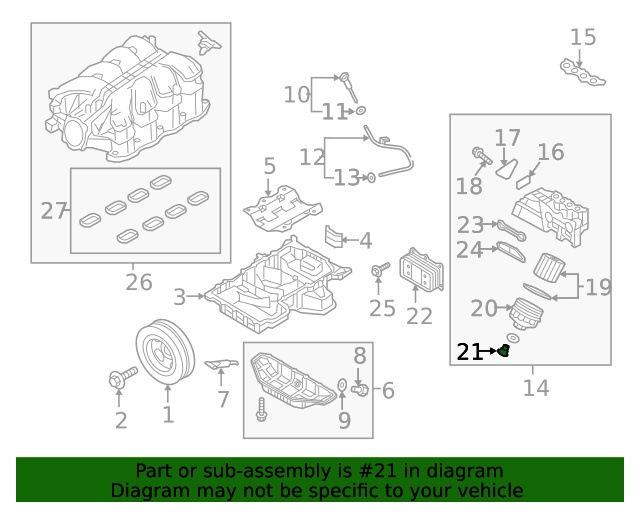 263352F001 БОЛТ М6 KIA HYUNDAI | Запчасти на DRIVE2