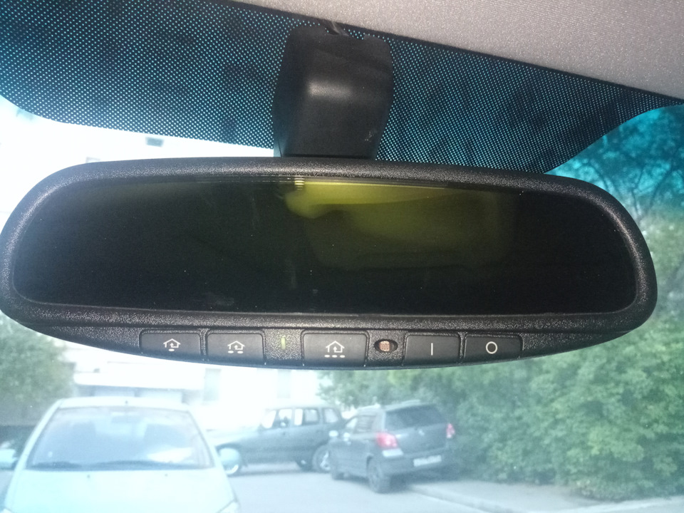 Штатное зеркало. — Hyundai Santa Fe (1G), 2,7 л, 2003 года | наблюдение ...
