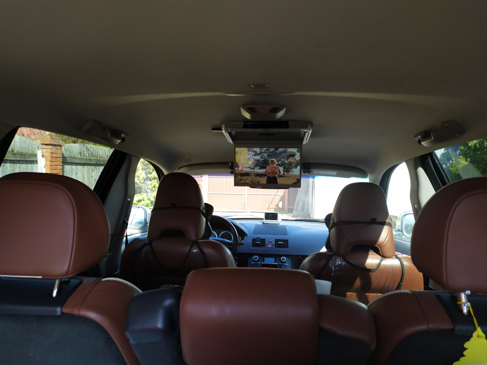Потолочный монитор на андроиде — Volvo XC90 (1G), 2,4 л, 2013 года ...