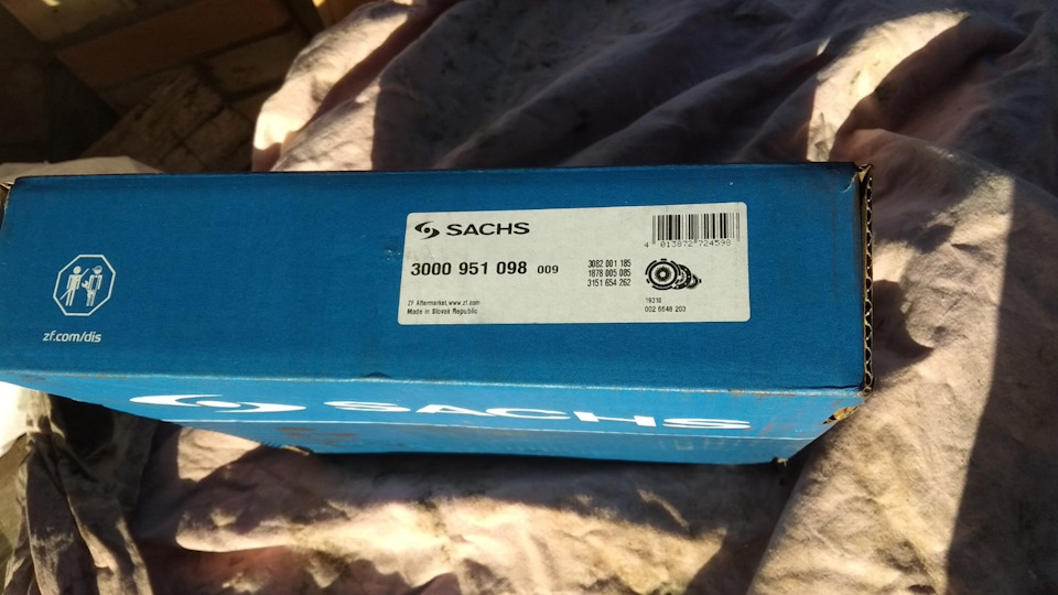 3000951098 Сцепление, комплект SACHS | Запчасти на DRIVE2