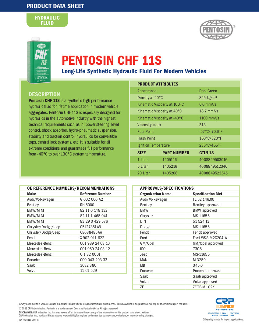 68088485AA Жидкость гидроусилителя CHRYSLER | Запчасти на DRIVE2