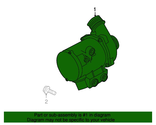 11517568595 Насос ОЖ, электрический BMW | Запчасти на DRIVE2