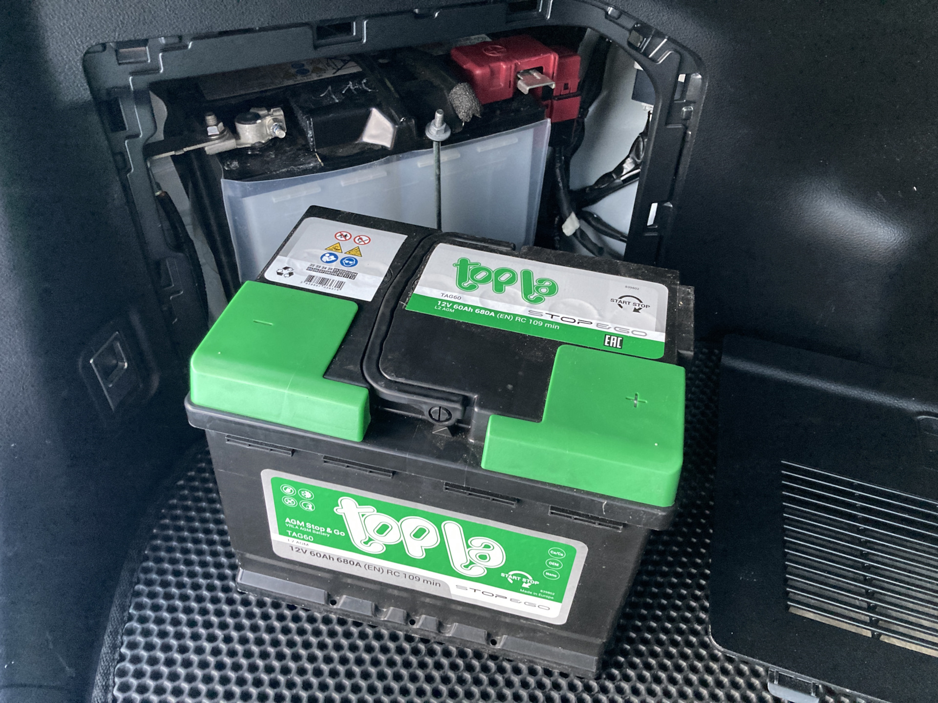 Аккумулятор TOPLA (TAG60) и зимние резинки стеклоочистителя LUNX ...