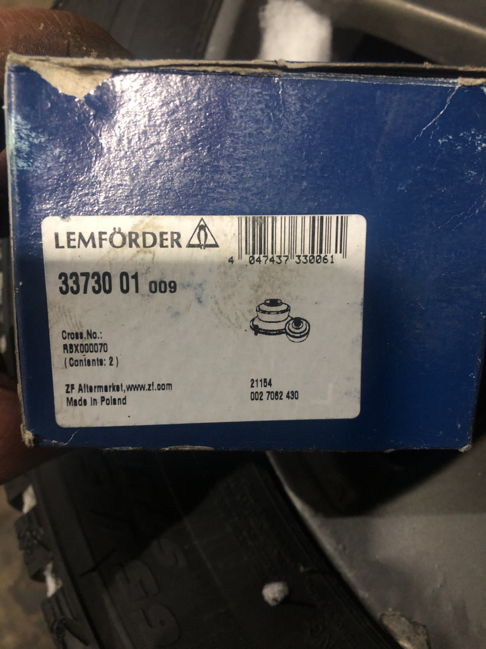 3373001 Сайлентблок рычага подвески LEMFORDER | Запчасти на DRIVE2