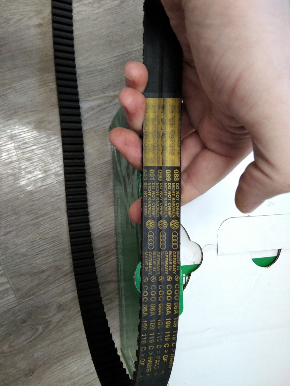 06A109119C РЕМЕНЬ ГРМ Z138 / 1.6-2.0 95~ VAG | Запчасти на DRIVE2