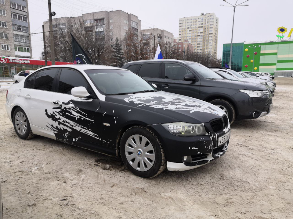 Добавление пленки — BMW 3 series (E90), 2 л, 2011 года | другое | DRIVE2