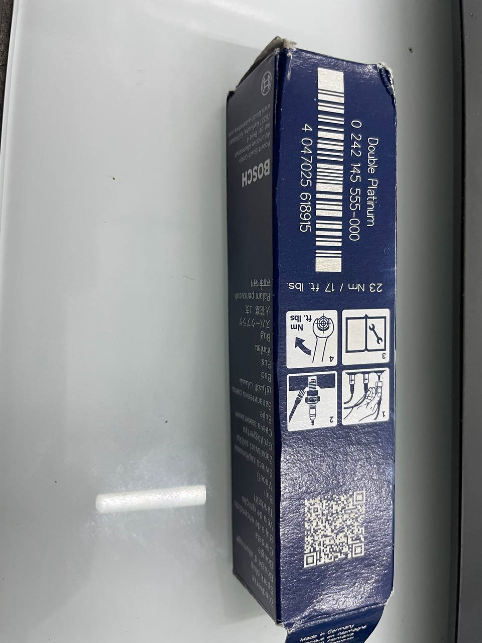 0242145555 Свеча зажигания BOSCH | Запчасти на DRIVE2