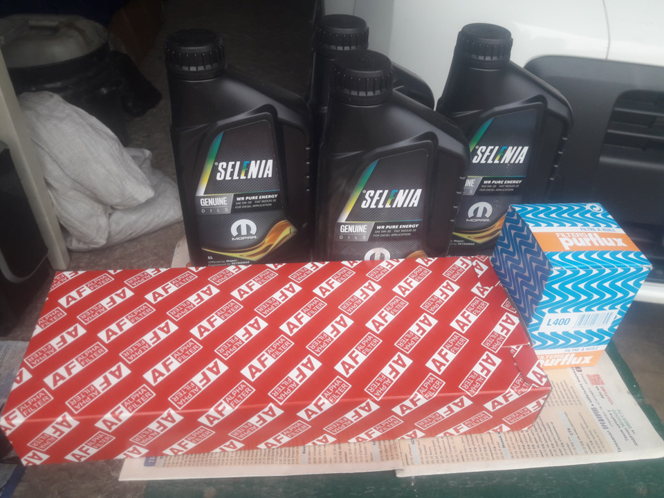 Замена масла и фильтров. — FIAT Qubo, 1,3 л, 2008 года | расходники ...