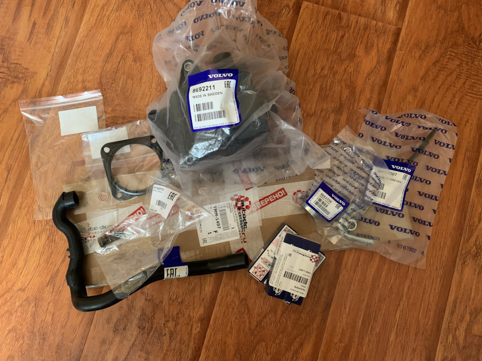 Обслуживание ВКГ. 143500км — Volvo XC90 (1G), 2,5 л, 2013 года | визит ...