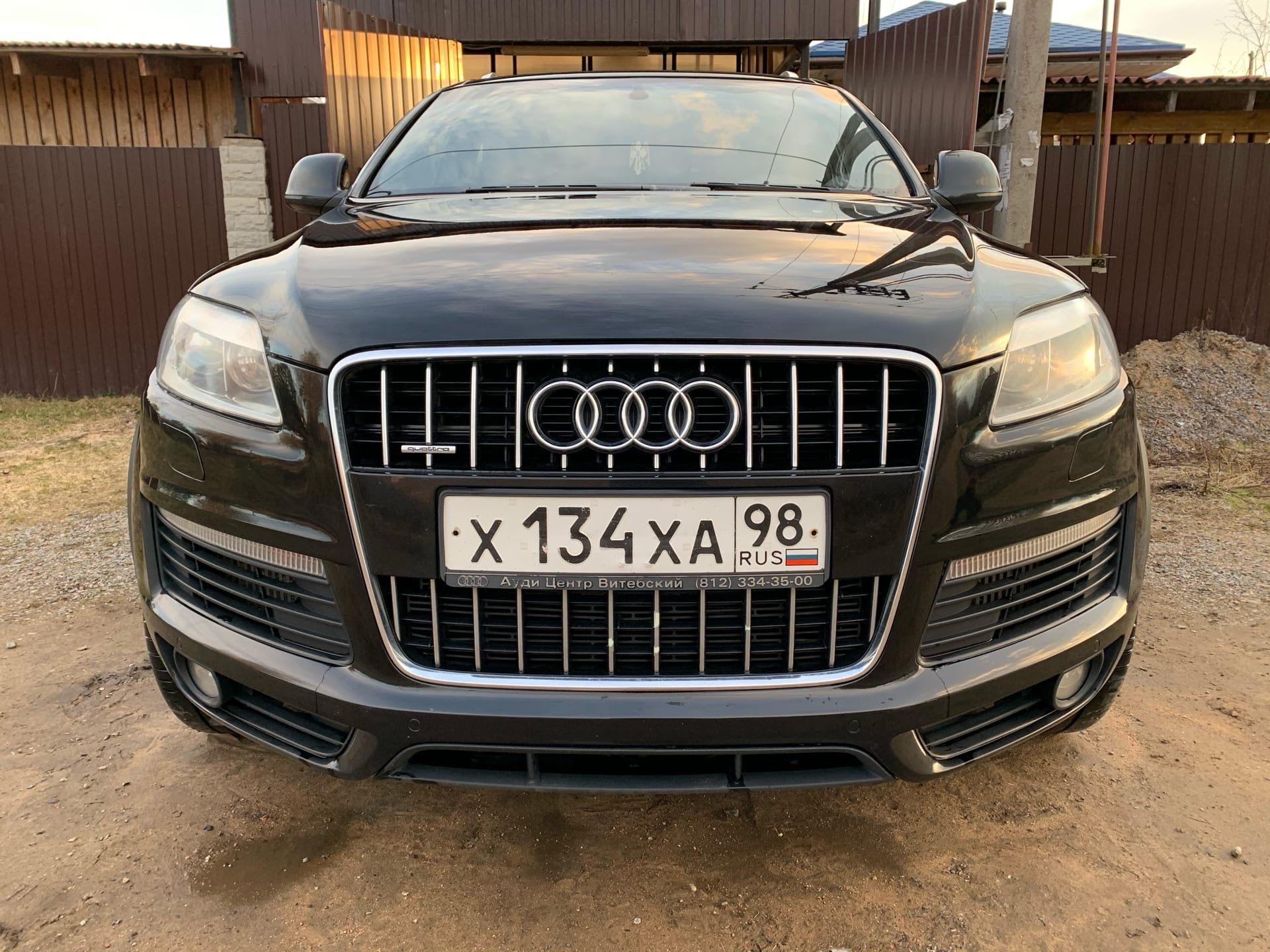 Поставил колеса+новую резину. Хакка блэк. — Audi Q7 (1G), 3 л, 2008 ...
