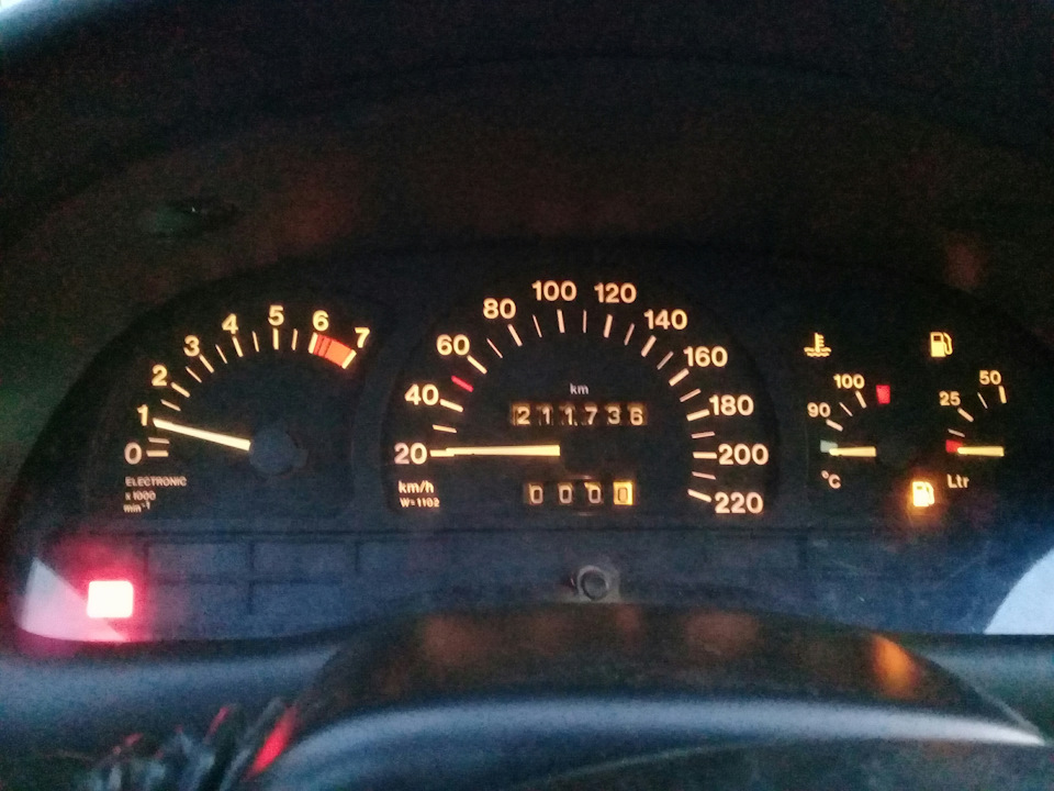 Спидометр с тахометром. — Opel Astra F, 1,6 л, 1993 года | электроника ...