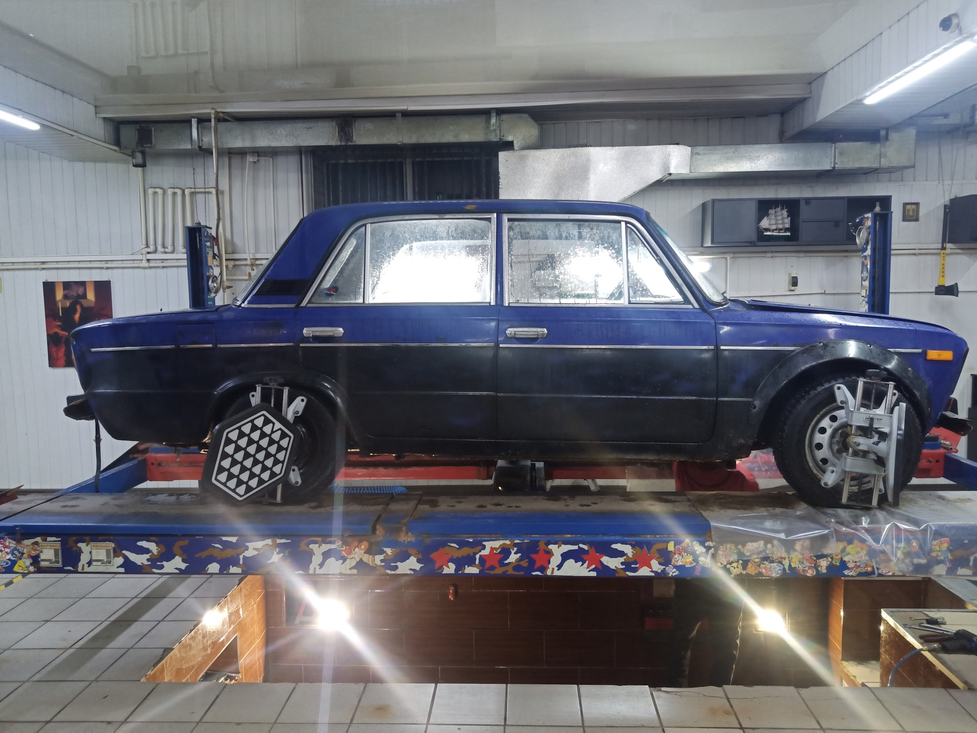 Сход развал — Lada 2106, 1,6 л, 2002 года | плановое ТО | DRIVE2