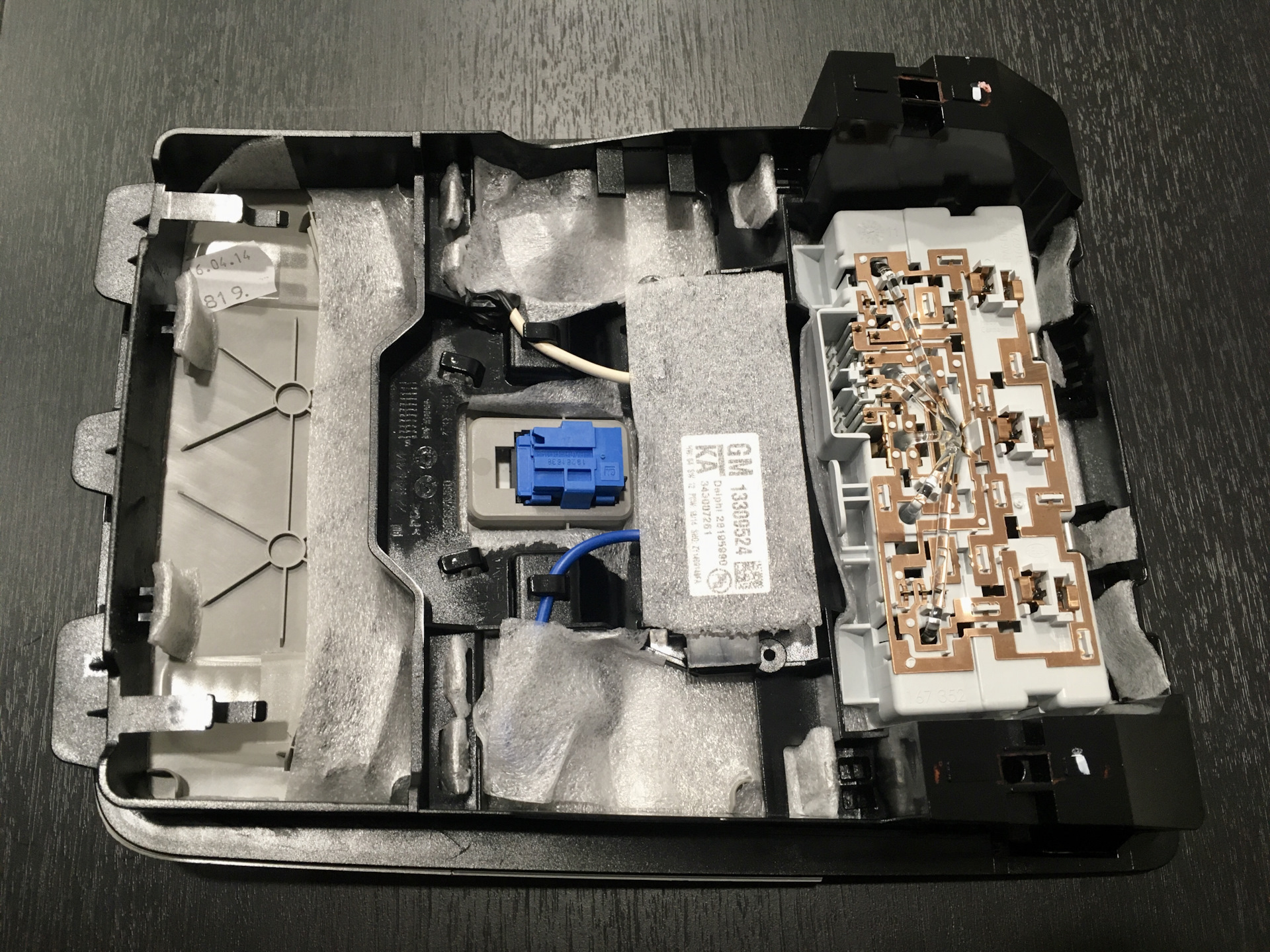 #34 Устранение скрипа в переднем плафоне — Opel Astra J, 1,6 л, 2014 ...