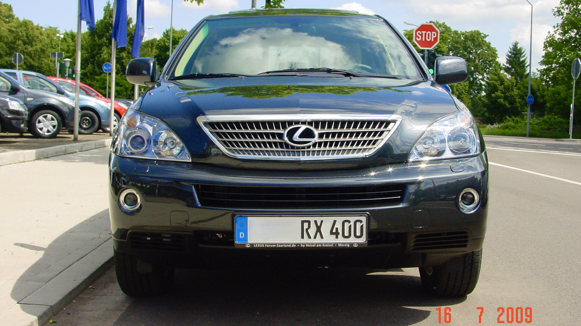 Lexus RX 400h (2G) 3.2 бензиновый 2009 | Темно - серый. на DRIVE2